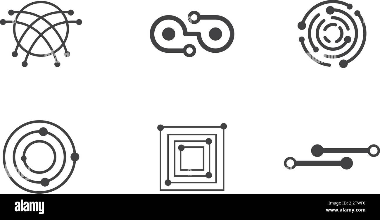 Circuit technology logo vector template Stock Vector Image & Art - Alamy