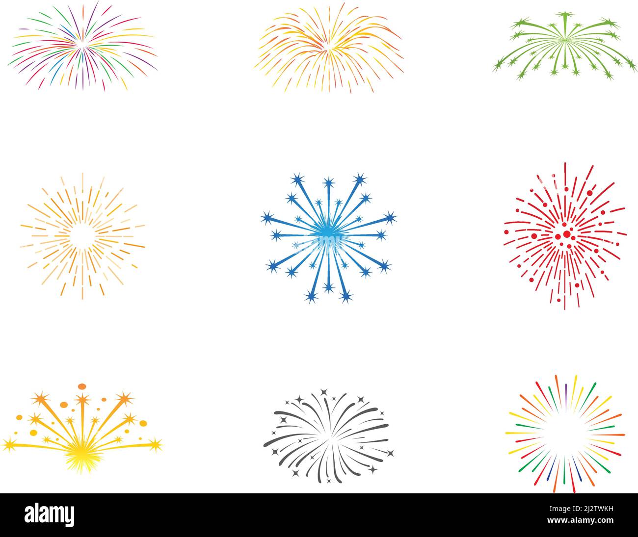 Firework illustration template vector design Stock Vector Image & Art ...