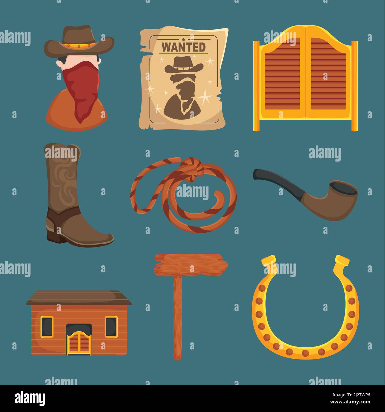 wild west icon set Stock Vector Image & Art - Alamy wild west icon set Stock Vector Image & Art - Alamy