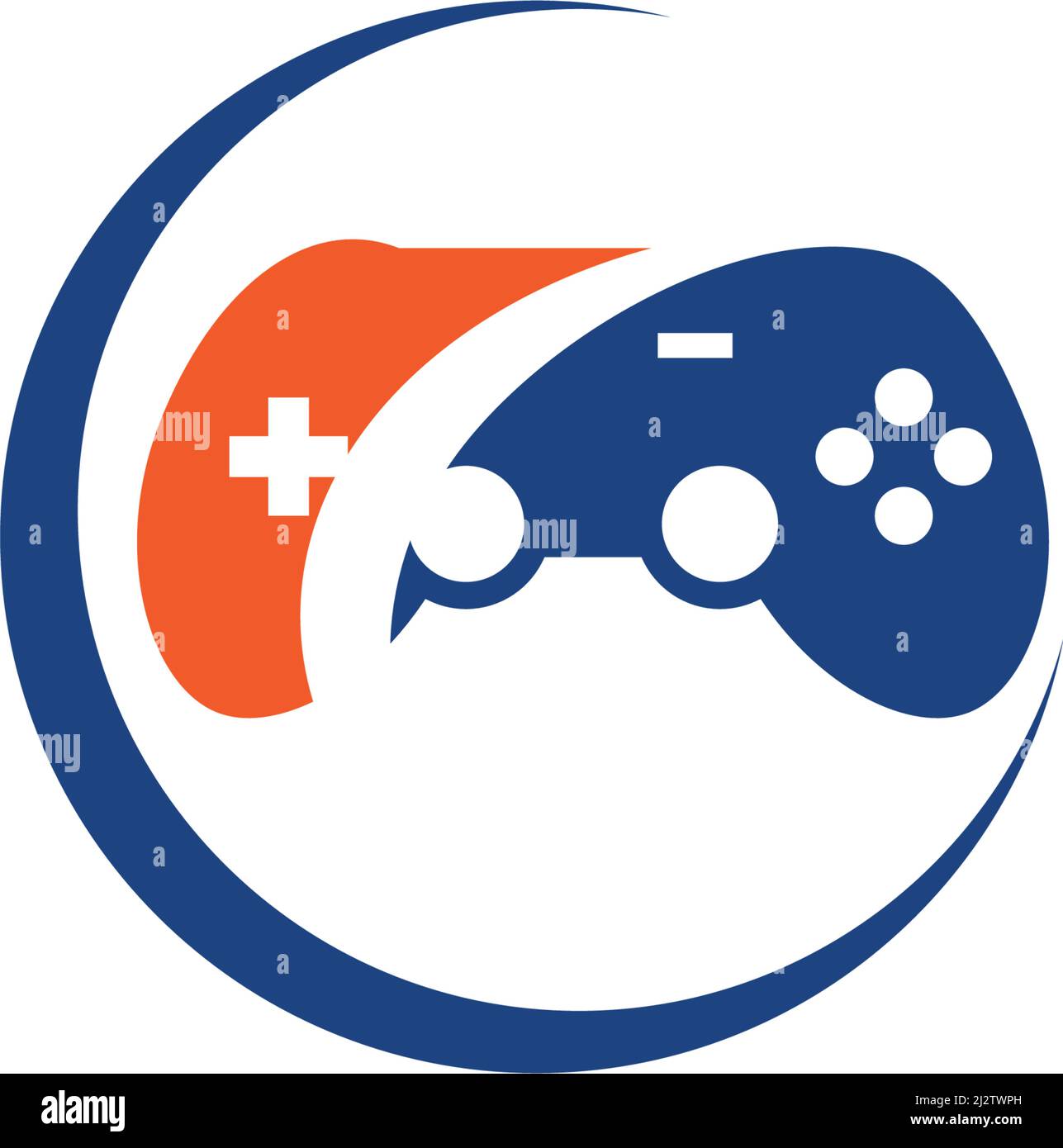 Joystick logo illustration vector template Stock Vector Image & Art - Alamy