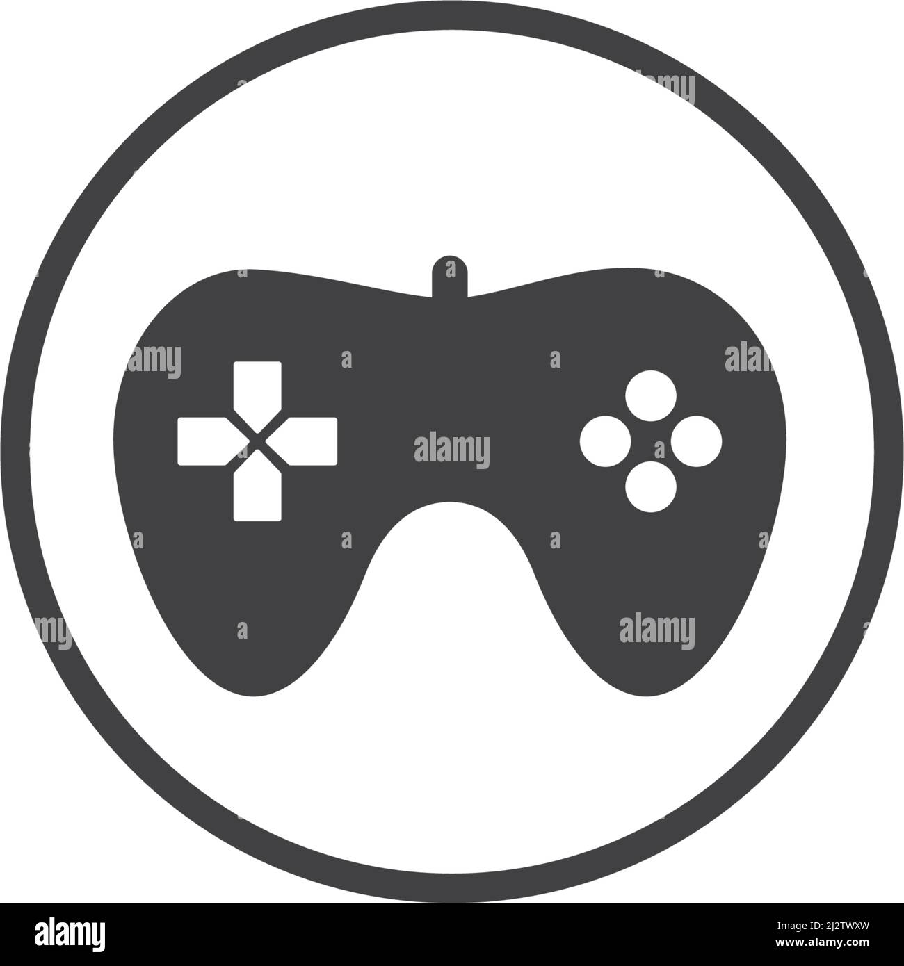 Joystick logo illustration vector template Stock Vector Image & Art - Alamy