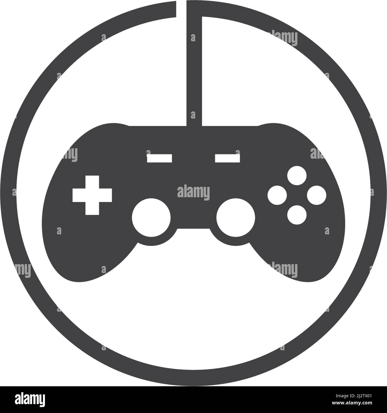 Joystick logo illustration vector template Stock Vector Image & Art - Alamy