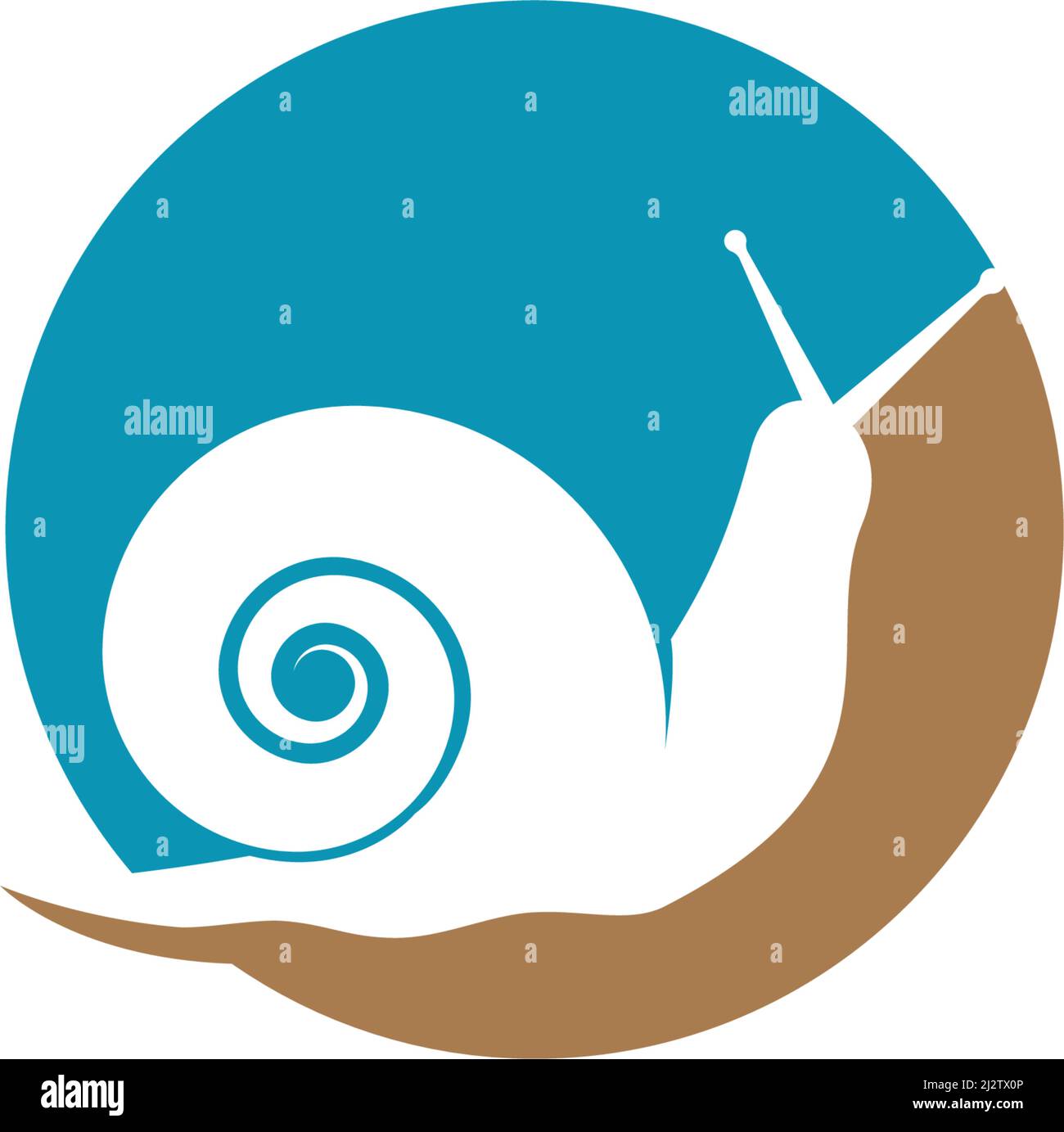 Snail logo illustration vector template Stock Vector Image & Art - Alamy