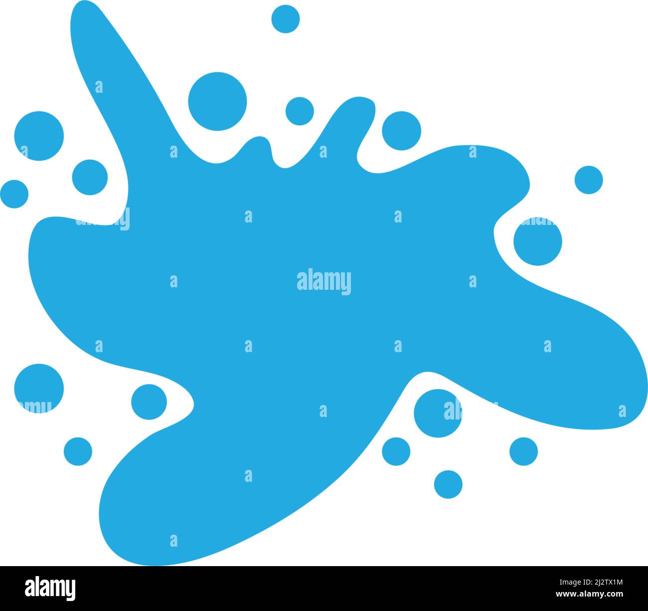 Water splash illustration vector flat design Stock Vector Image & Art ...