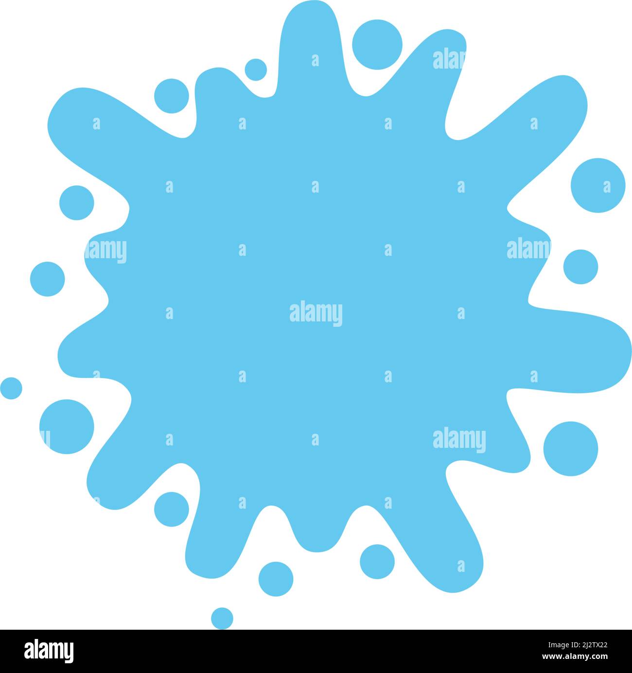 Water splash illustration vector flat design Stock Vector Image & Art ...