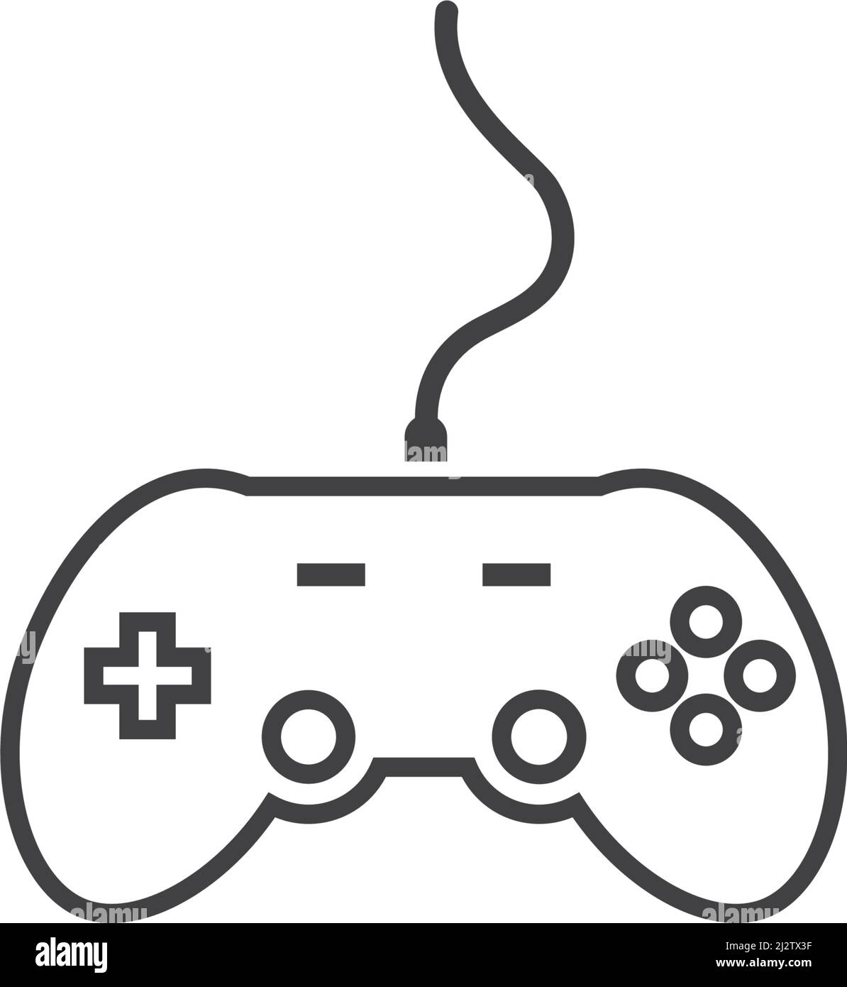 Joystick logo illustration vector template Stock Vector Image & Art - Alamy