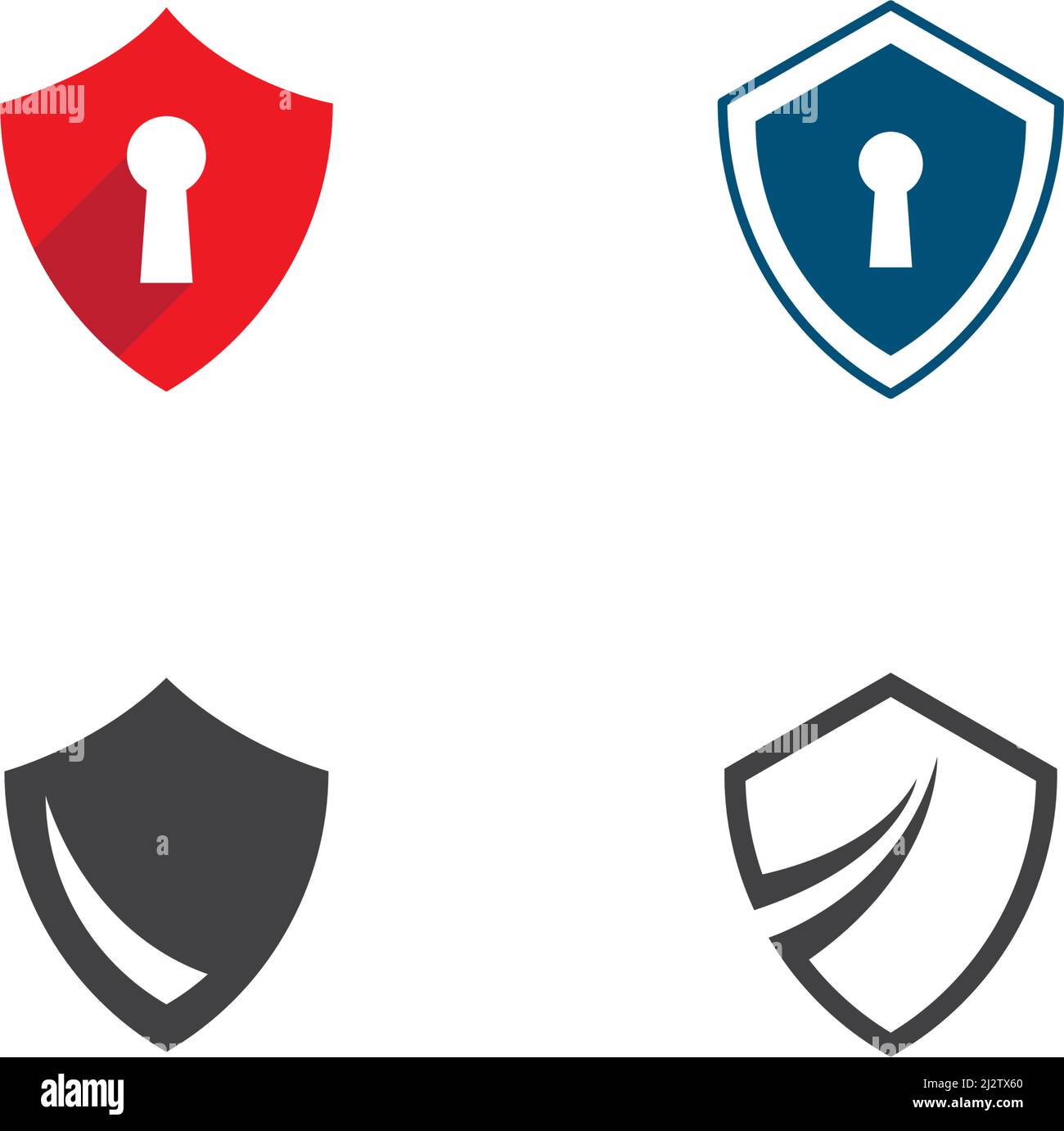 Shield symbol logo icon template vector illustration Stock Vector Image ...