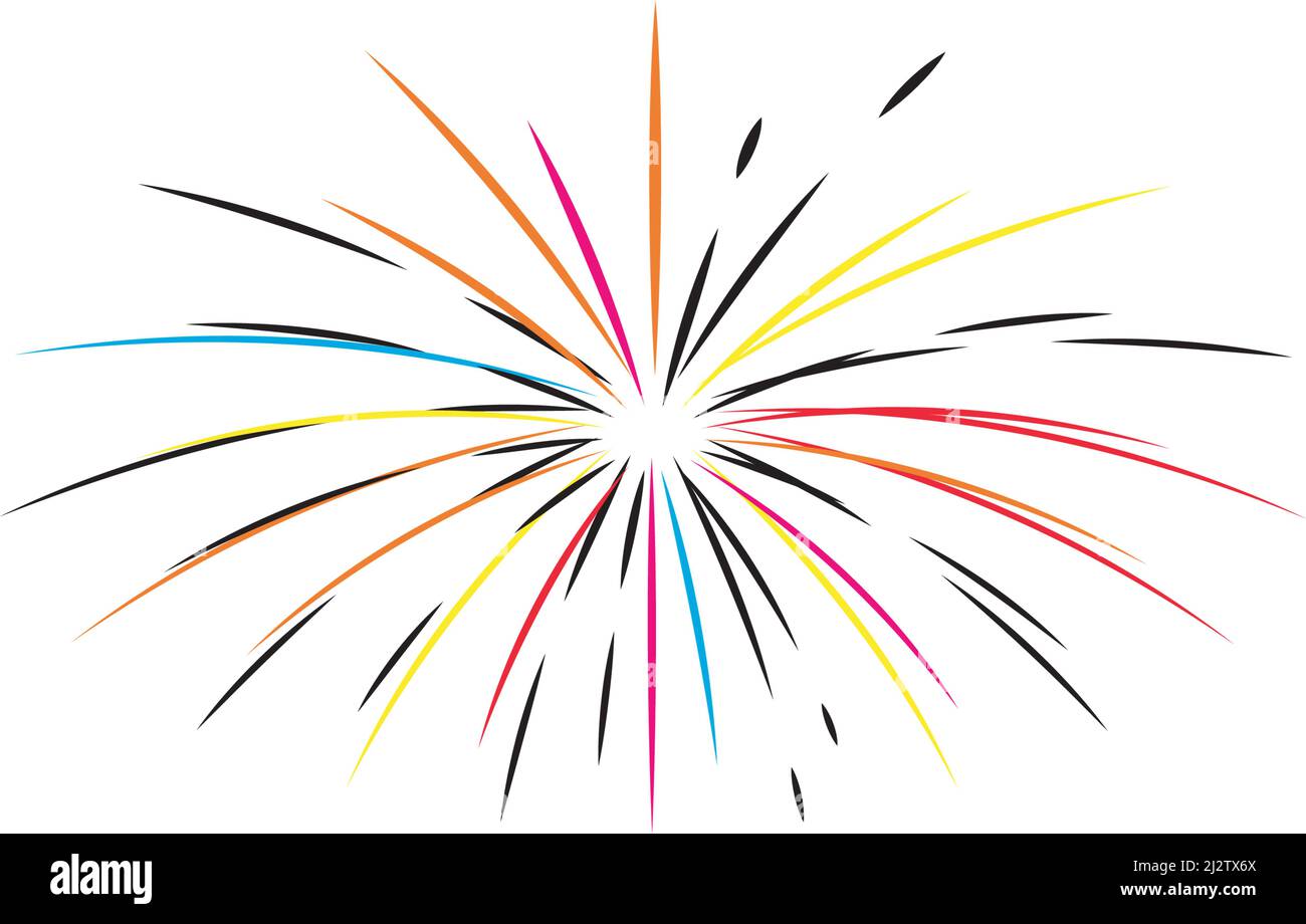 Firework illustration template vector design Stock Vector Image & Art ...