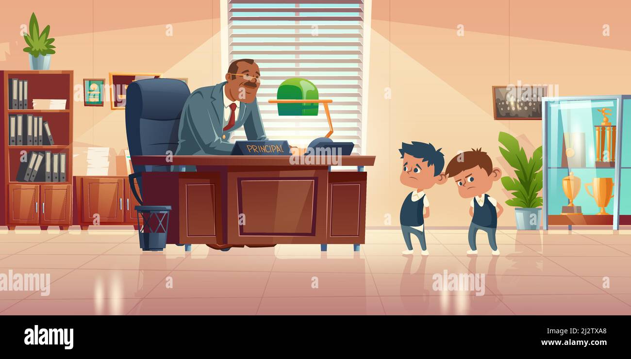 Principal kids school Stock Vector Images - Alamy
