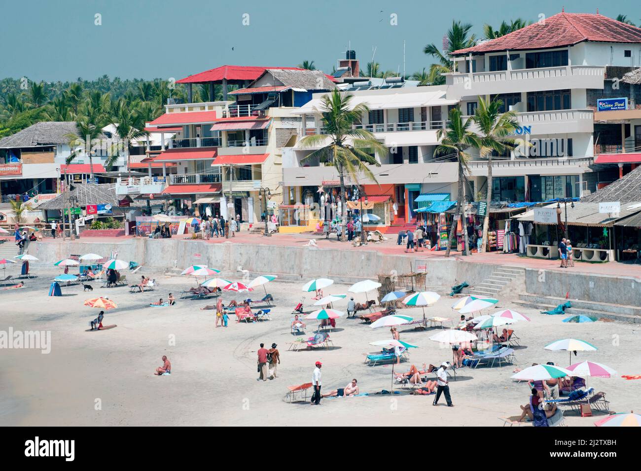 Tourist enjoying on Kollam beach state Kerala India Stock Photo - Alamy