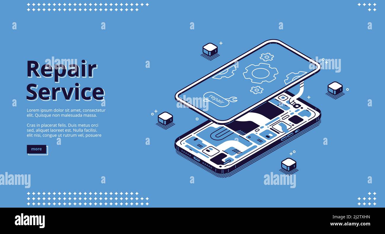 Smashed tech Stock Vector Images - Alamy