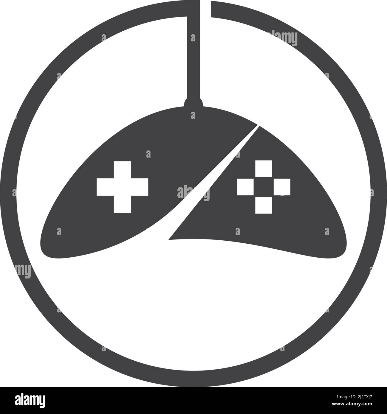 Joystick logo illustration vector template Stock Vector Image & Art - Alamy