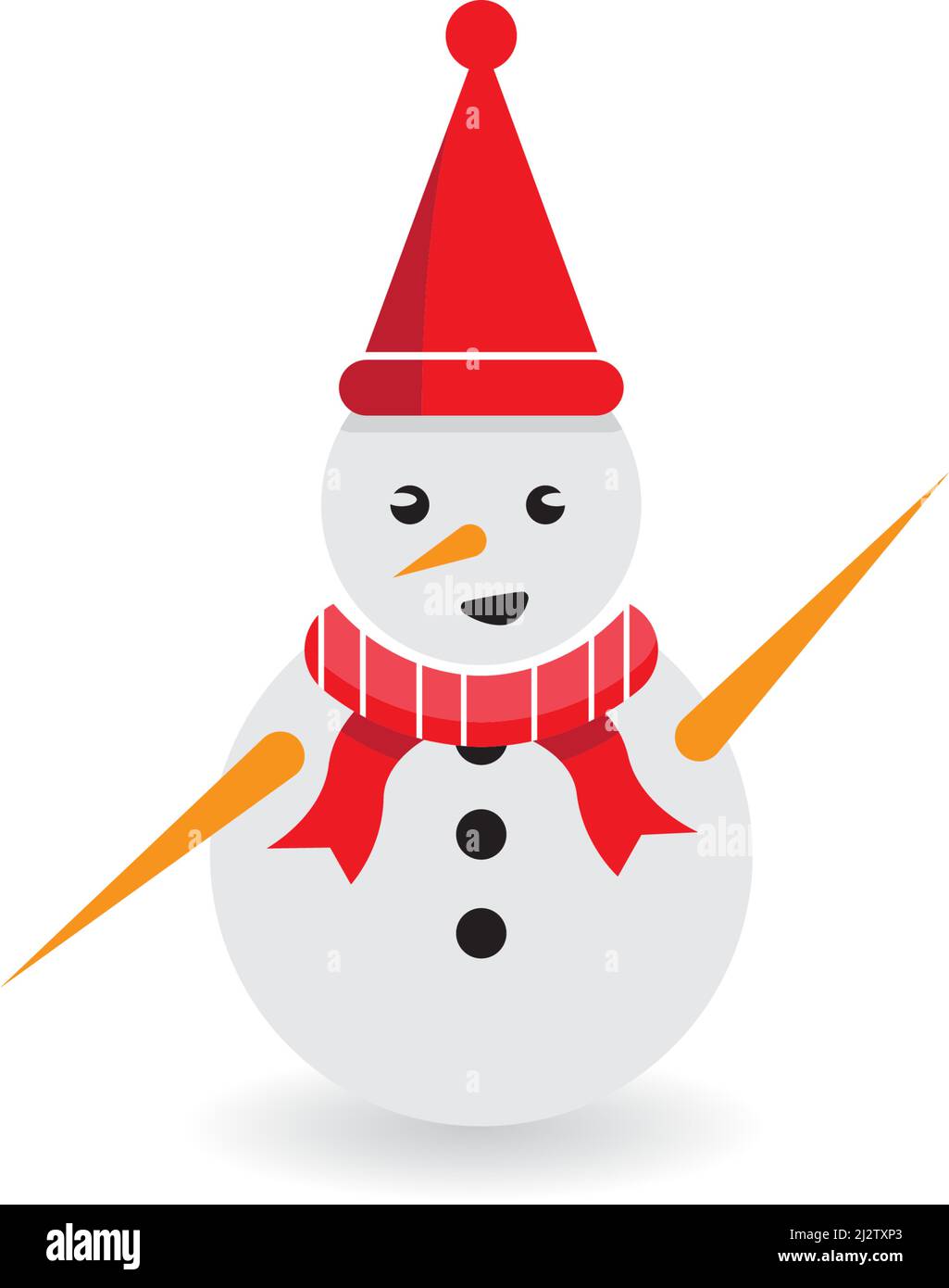 Snow man illustration vector design Stock Vector Image & Art - Alamy