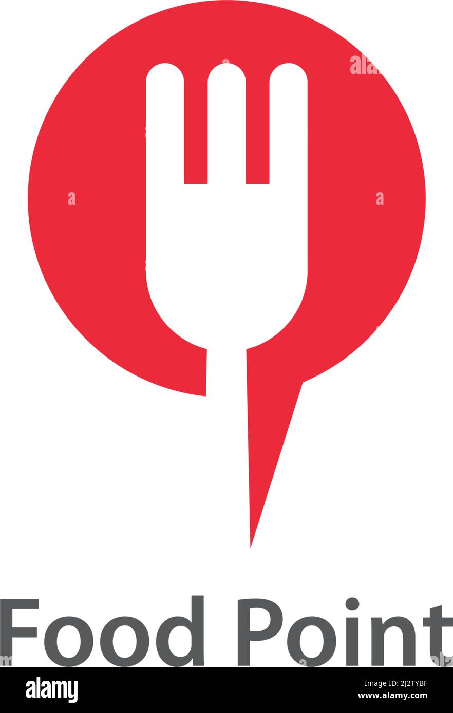Food point logo vector template Stock Vector Image & Art - Alamy