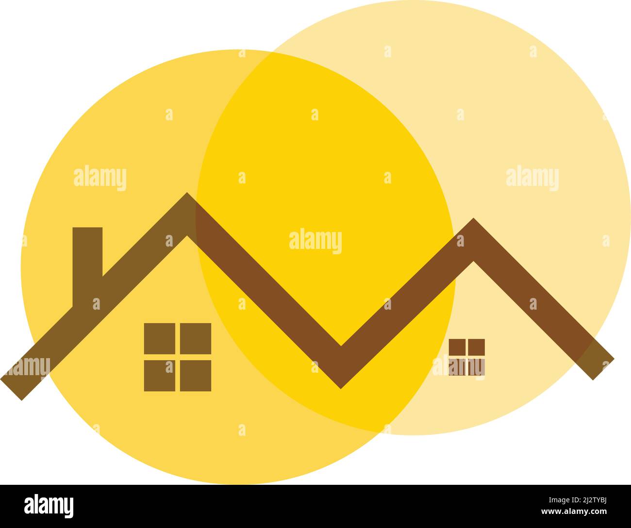 home sun moon icon, the abstract icon for UI UX design, phone gallery ...