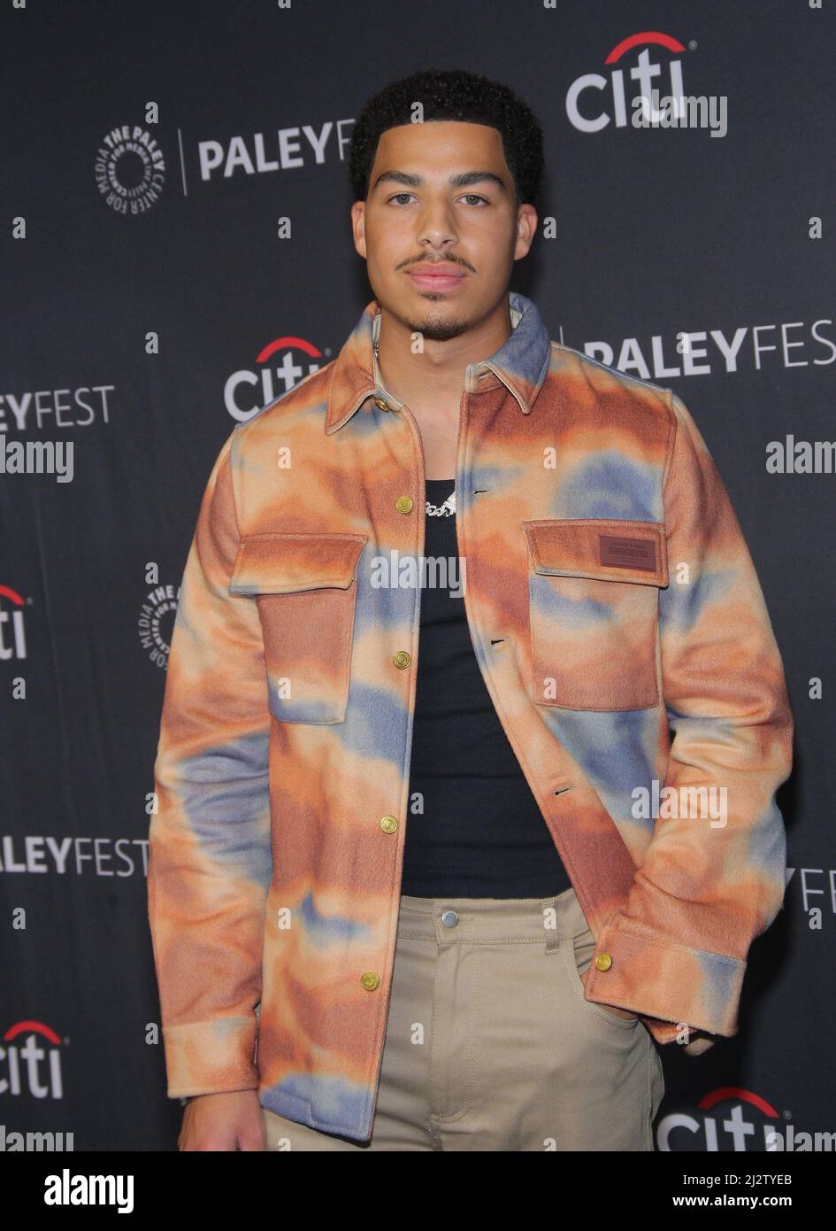 April 3, 2022, Hollywood, California, USA: Marcus Scribner attends The ...