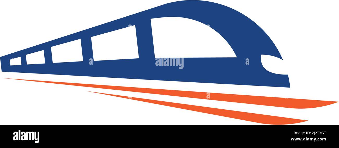 Train illustration logo vector flat design Stock Vector Image & Art - Alamy