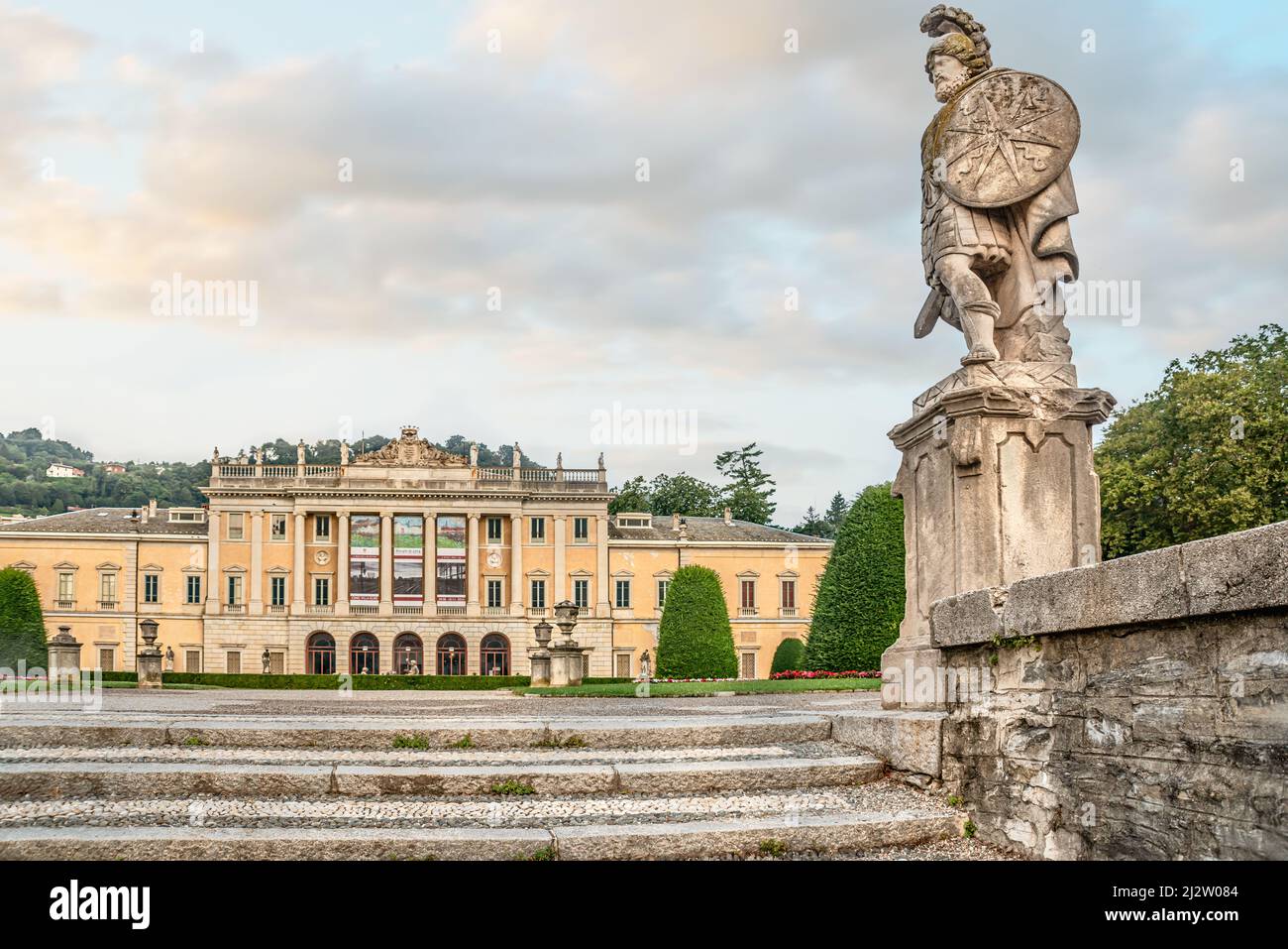Villa Olmo, a neoclassical villa in Como, Italy Stock Photo - Alamy