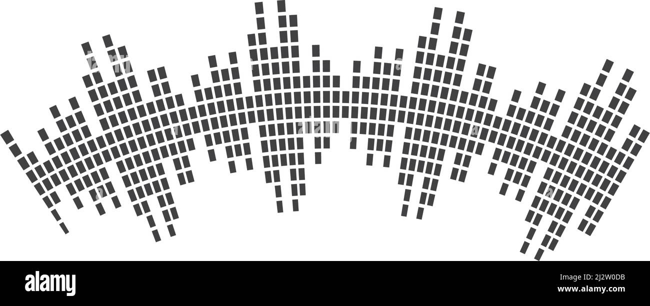 Music wave sound Cut Out Stock Images & Pictures - Alamy