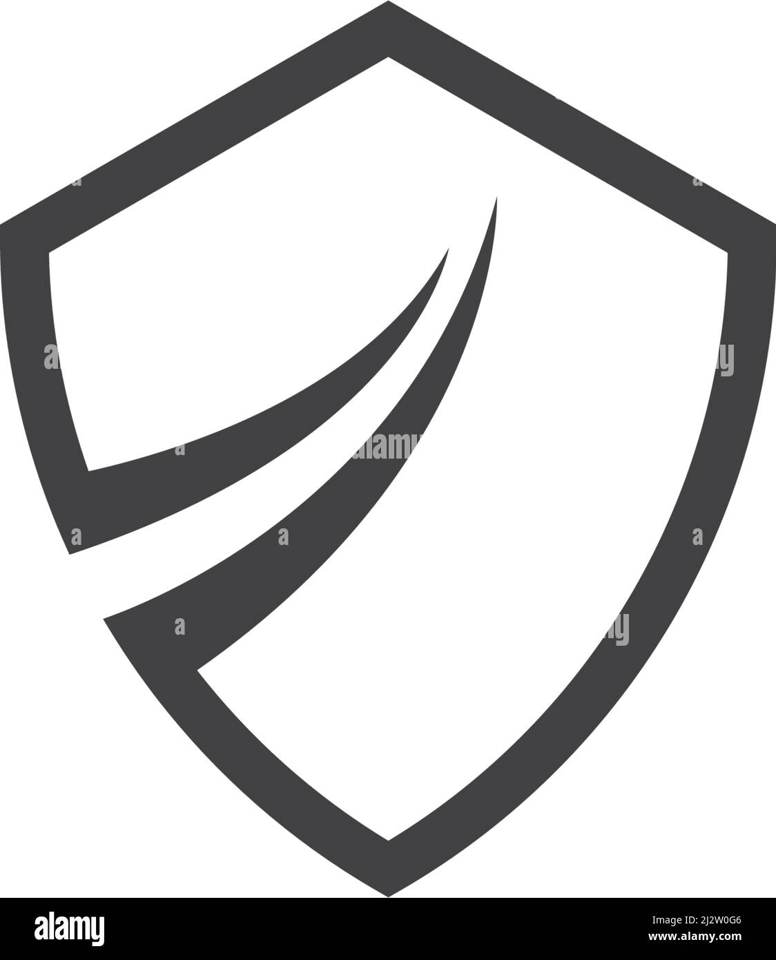 Shield logo template vector illustration Stock Vector Image & Art - Alamy