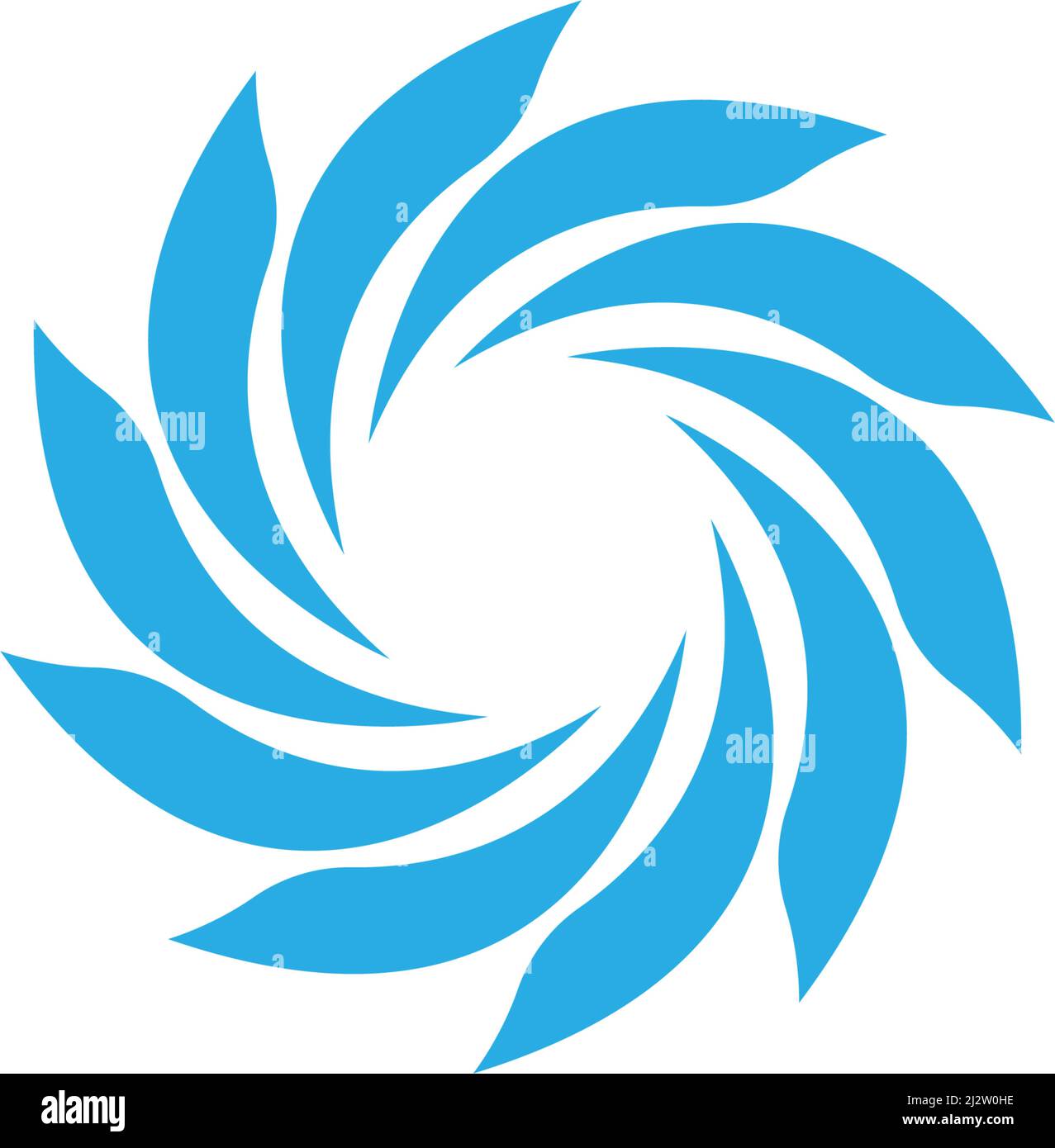 Business logo, vortex, wave and spiral icon vector template Stock ...