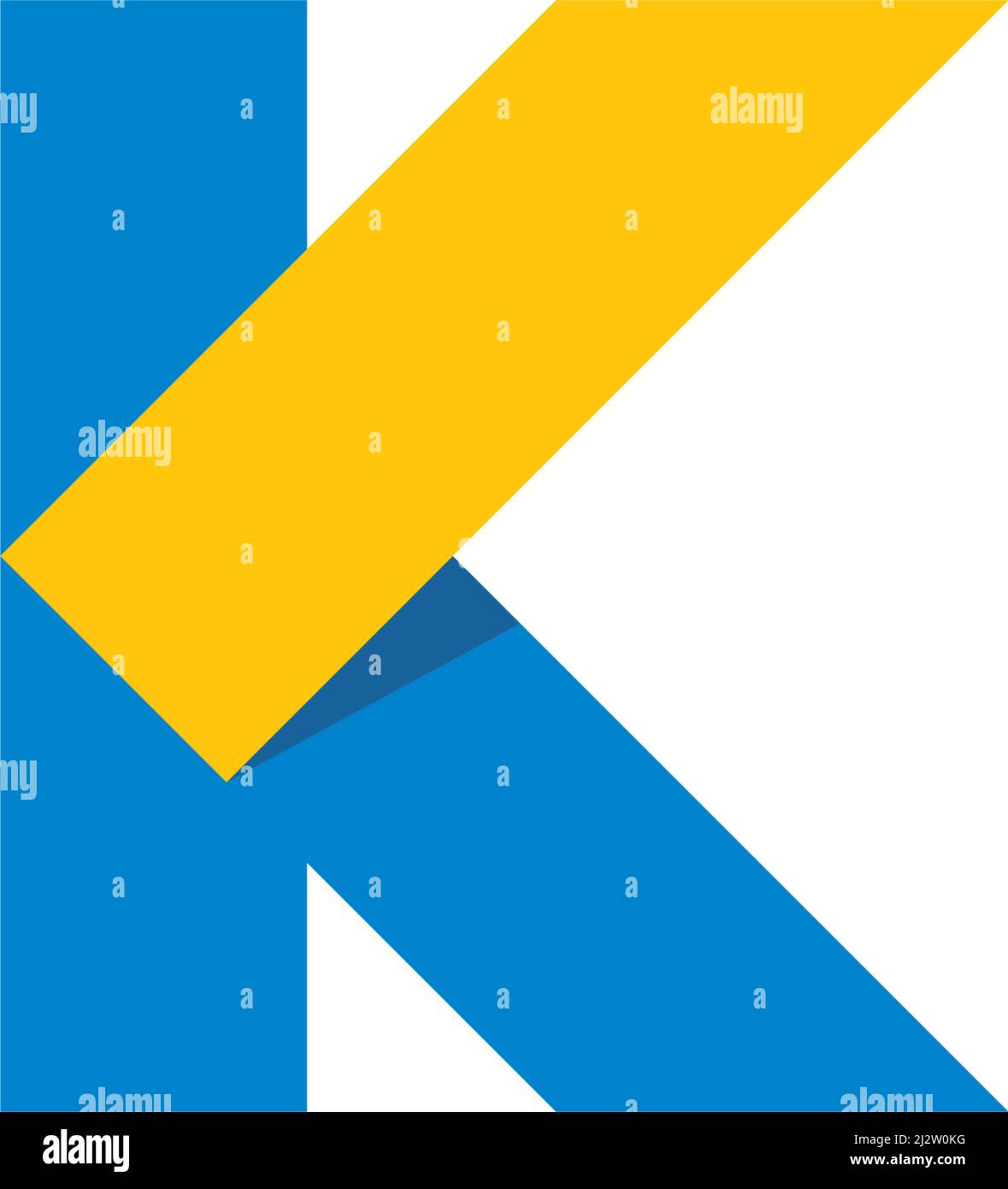 K letter logo vector flat design Stock Vector Image & Art - Alamy