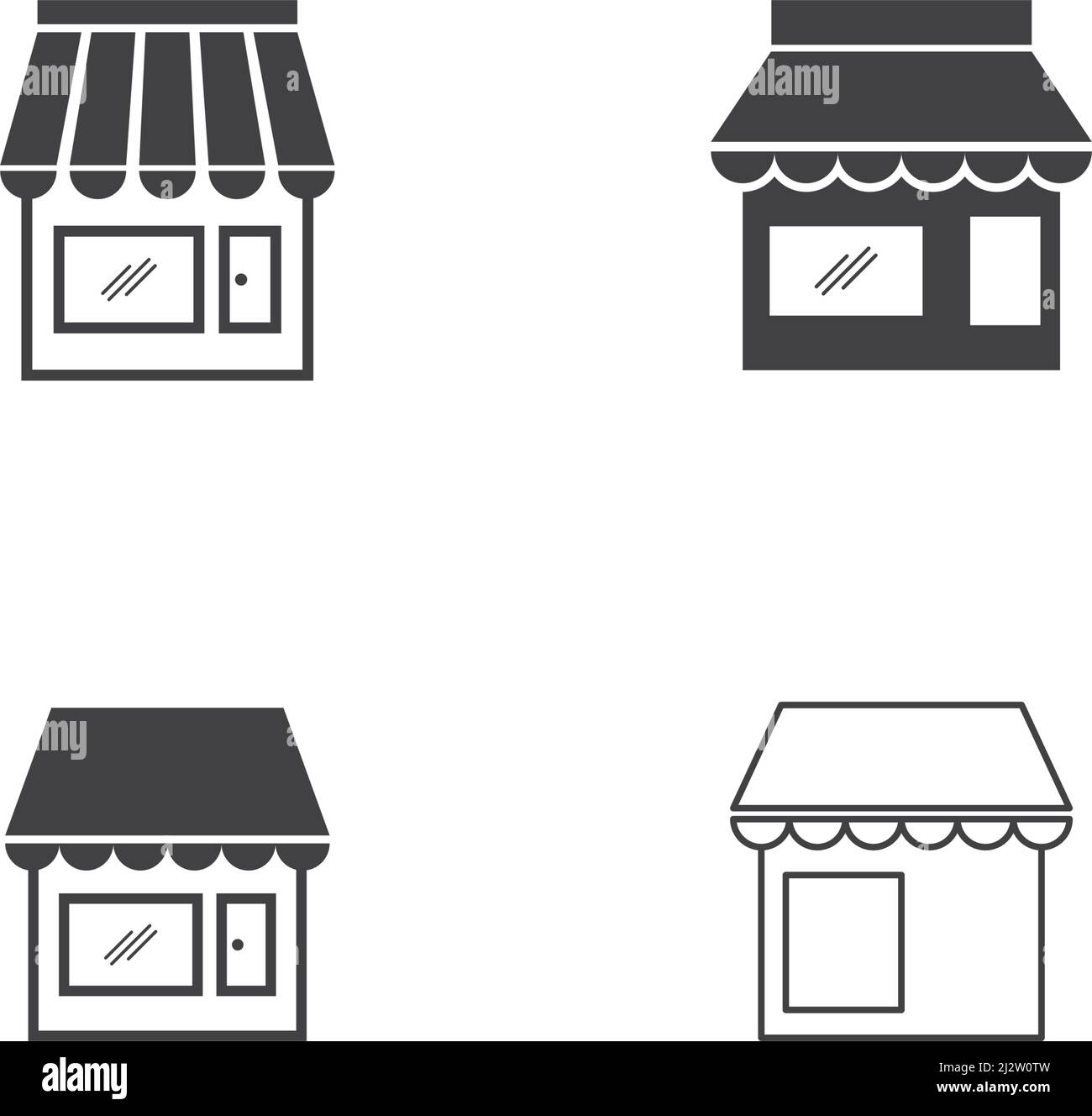 Store icon template vector design Stock Vector Image & Art - Alamy