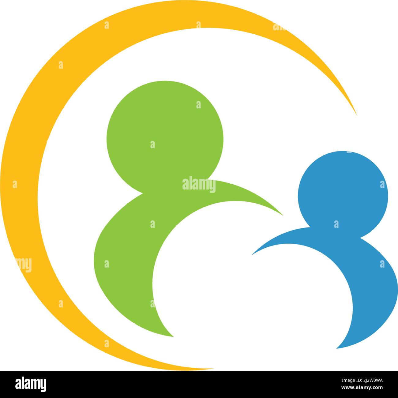 Community, network and social logo design template vector Stock Vector ...