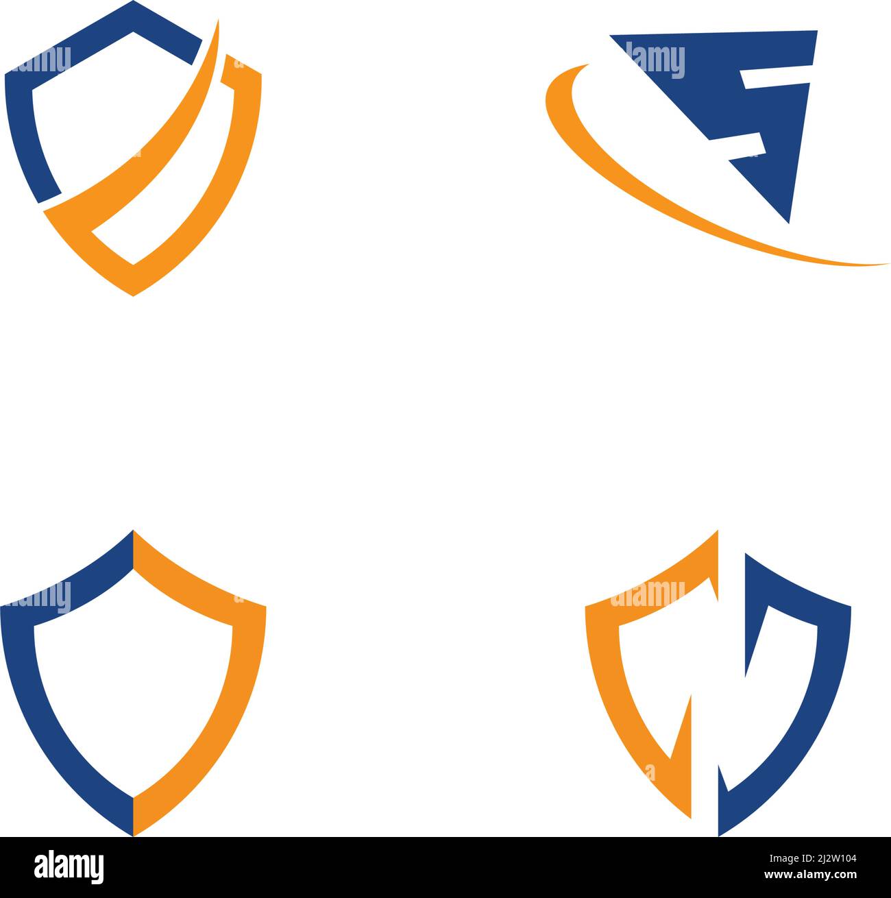Shield symbol logo icon template vector illustration Stock Vector Image ...