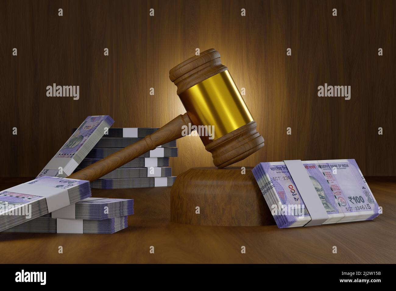 India judge hammer hi-res stock photography and images - Alamy