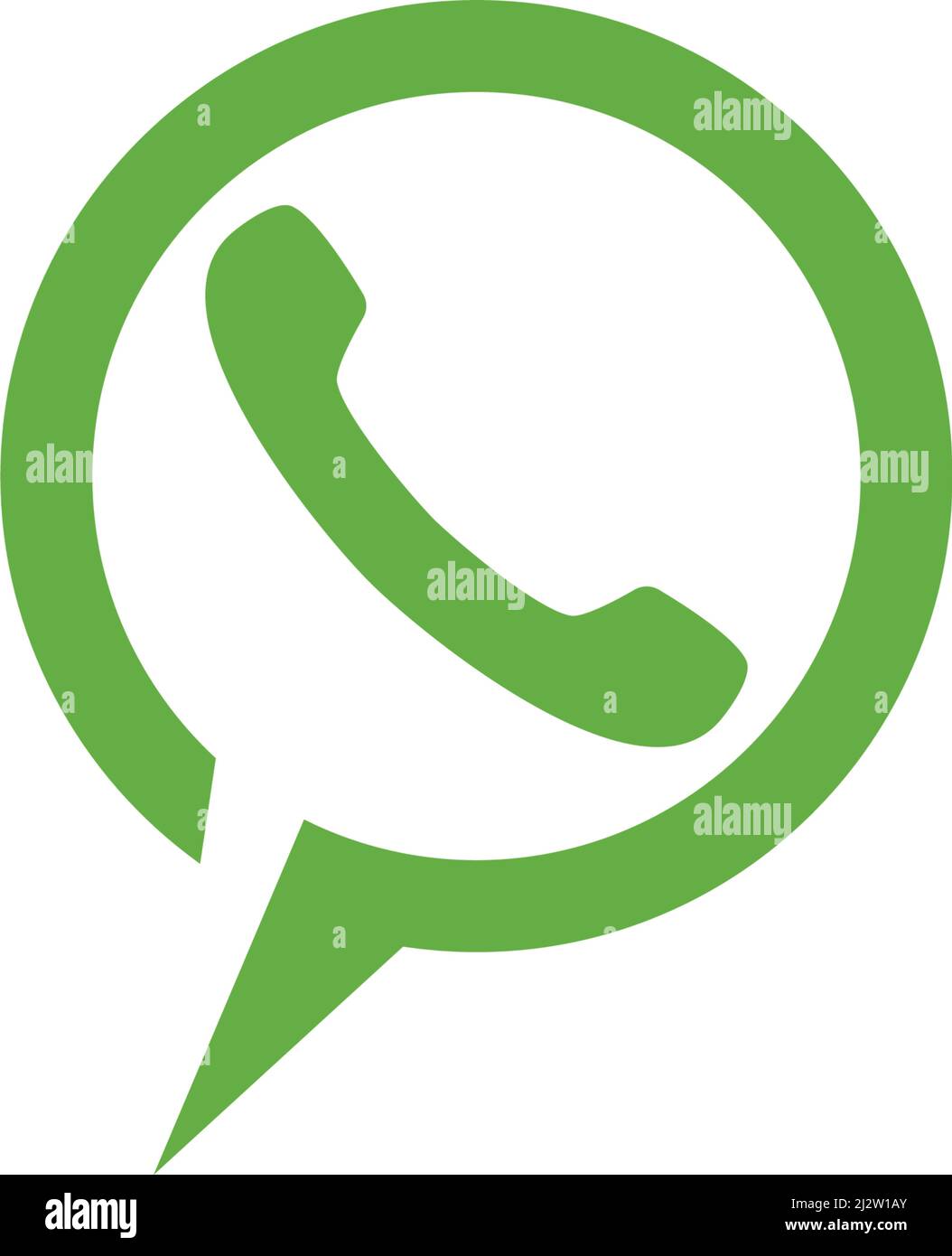 Telephone icon customer service call logo vector flat design Stock ...