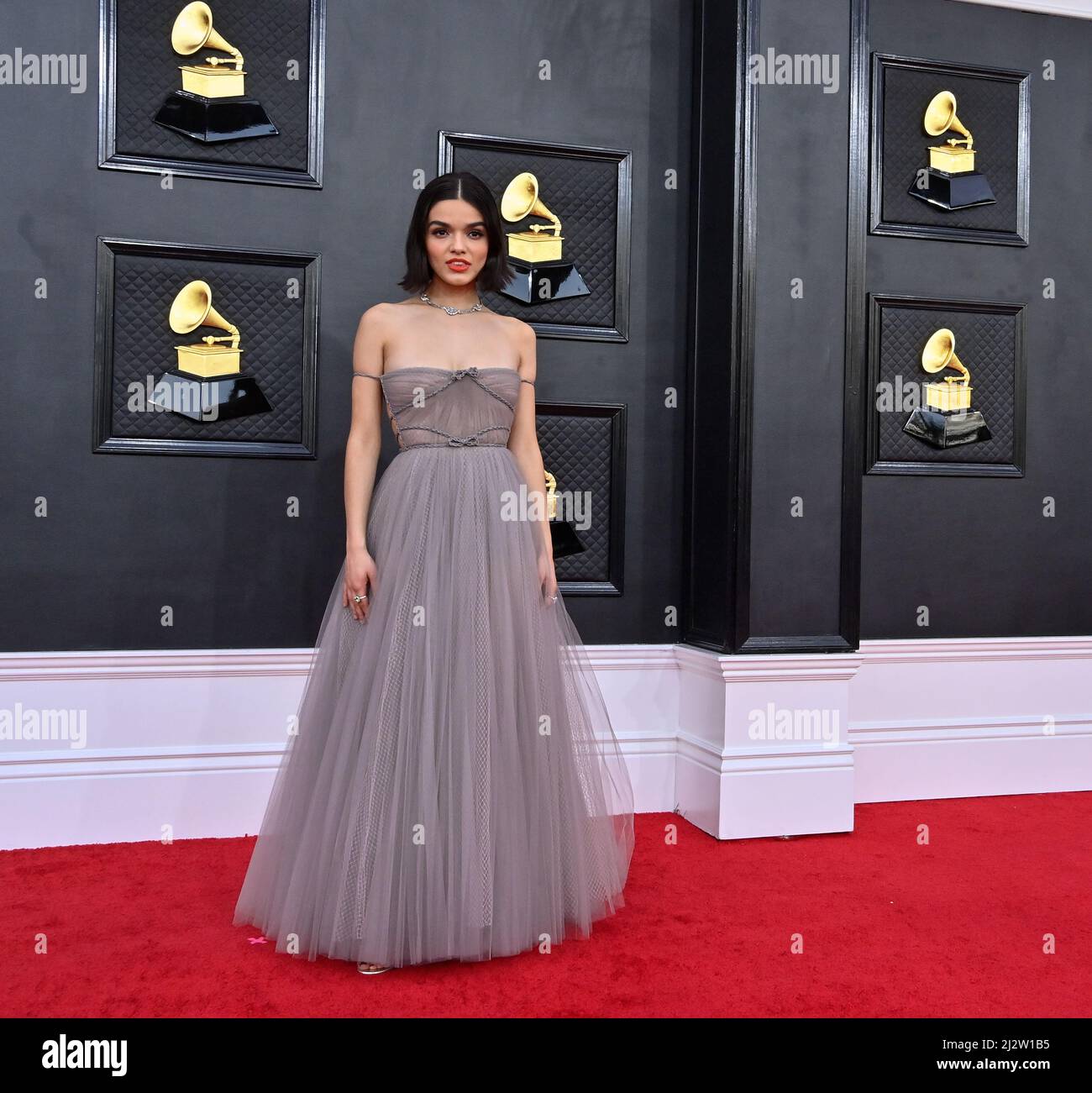Las Vegas, United States. 3rd Apr, 2022. Rachel Zegler arrives for the ...