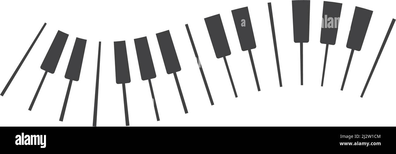Piano logo icon vector ilustration template Stock Vector Image & Art ...