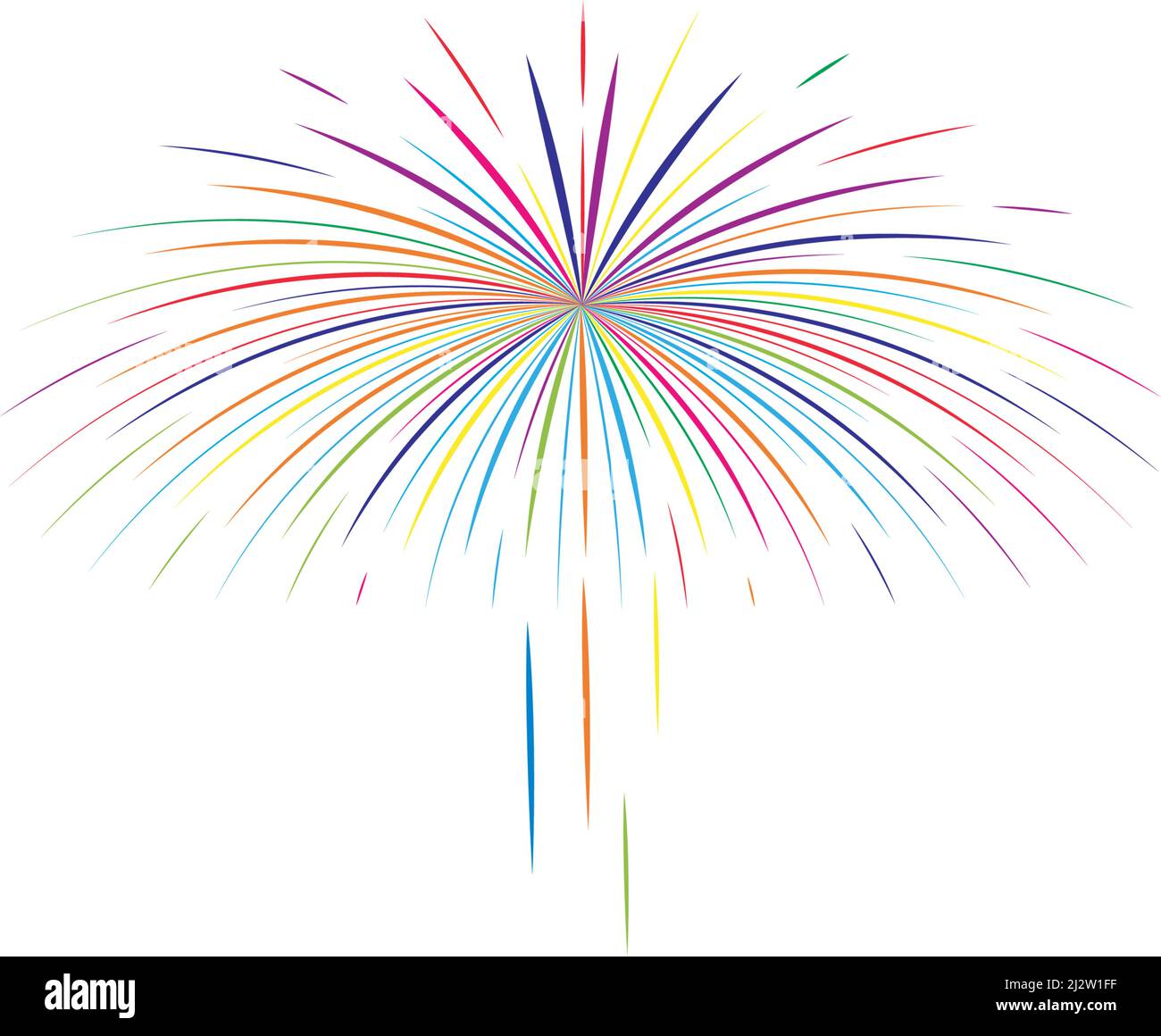 Firework illustration template vector design Stock Vector Image & Art ...