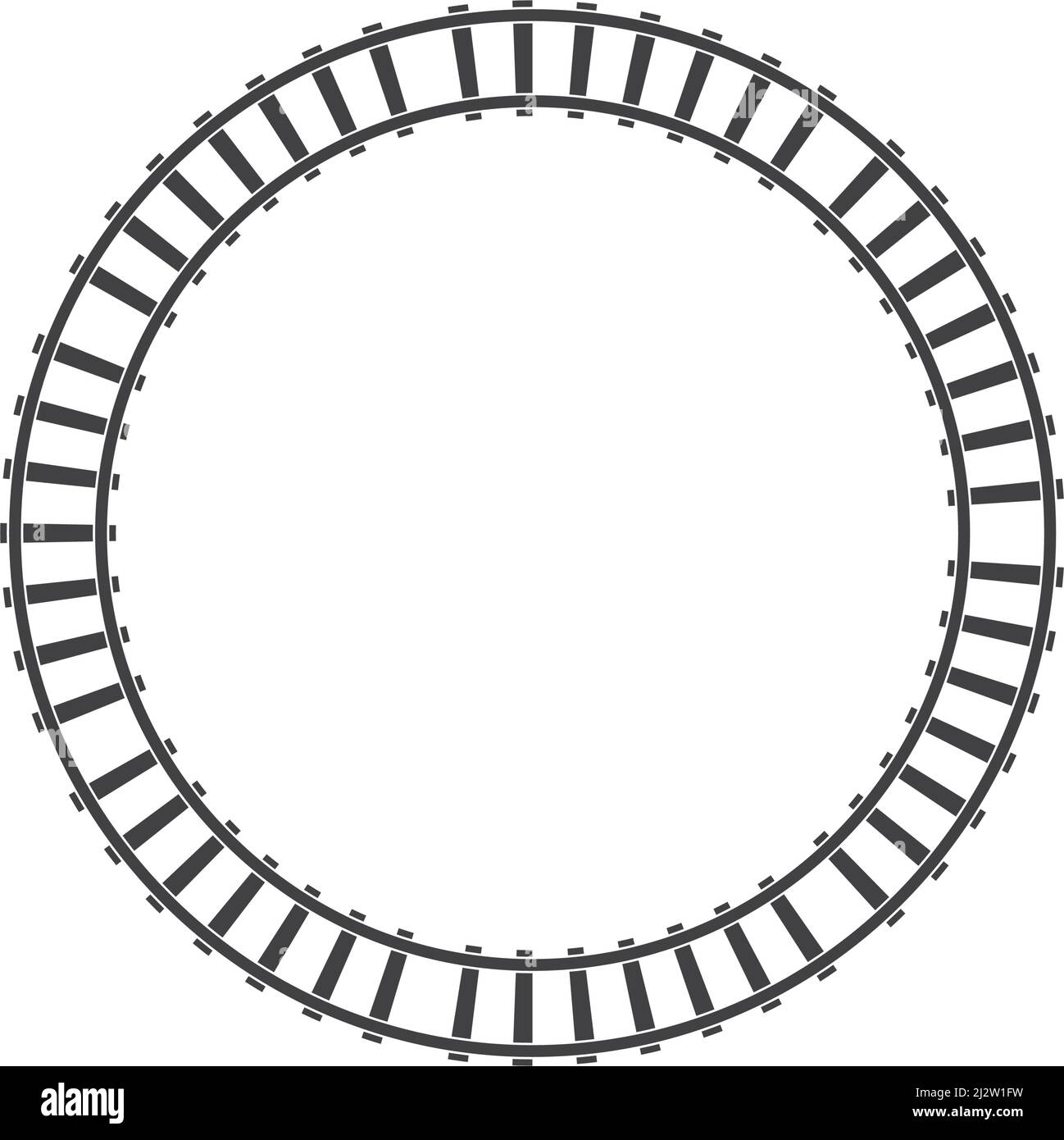 Railway illustration vector flat design Stock Vector Image & Art - Alamy
