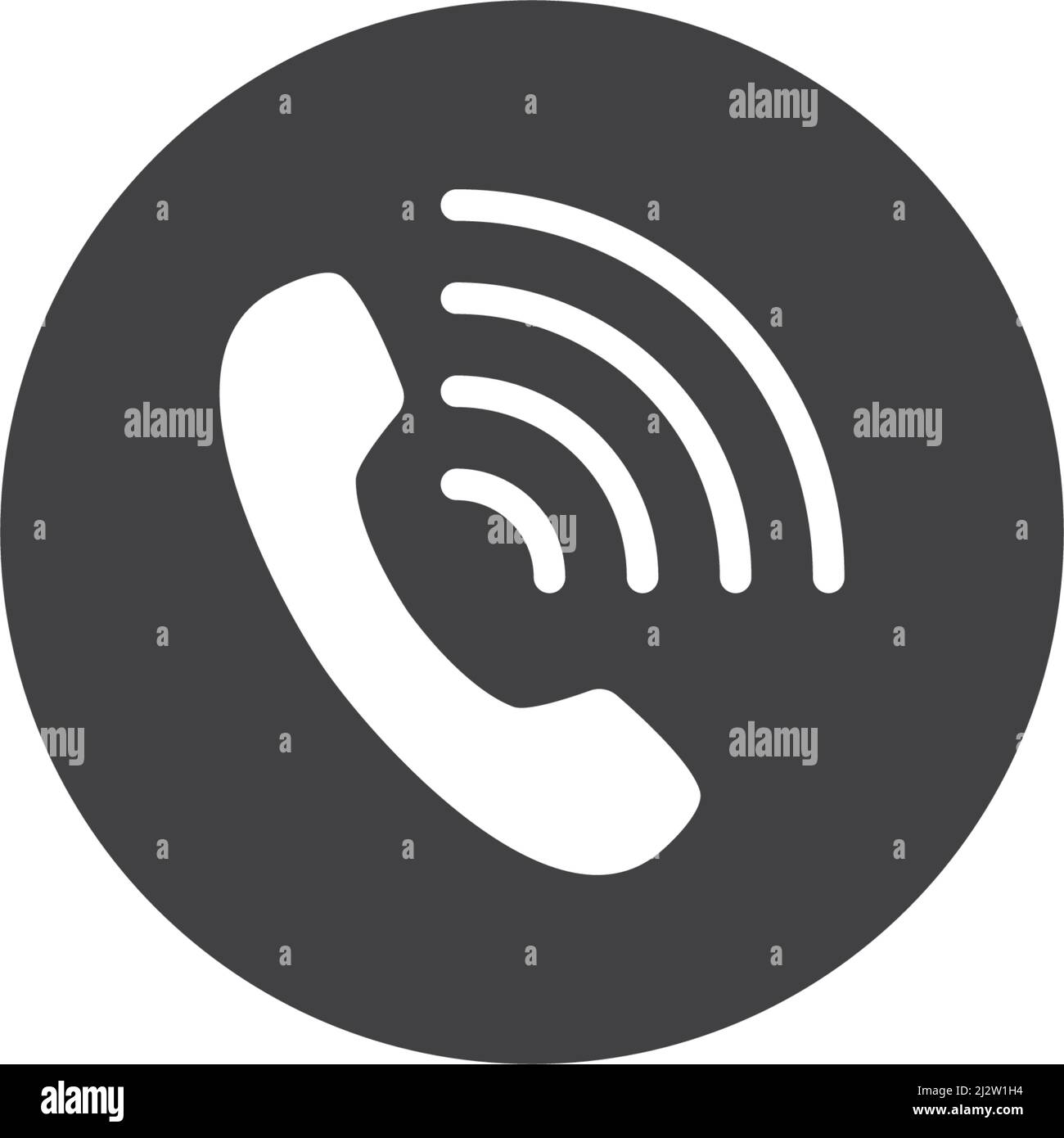 Telephone icon customer service call logo vector flat design Stock ...