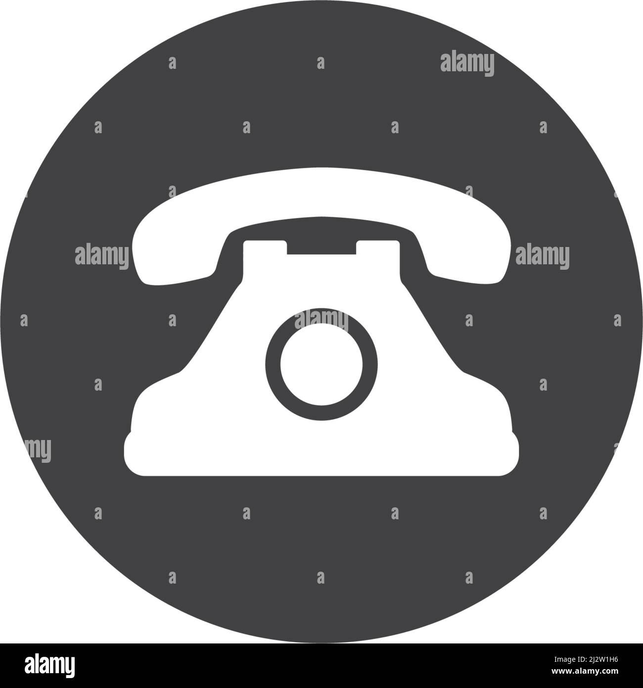 Telephone icon customer service call logo vector flat design Stock ...