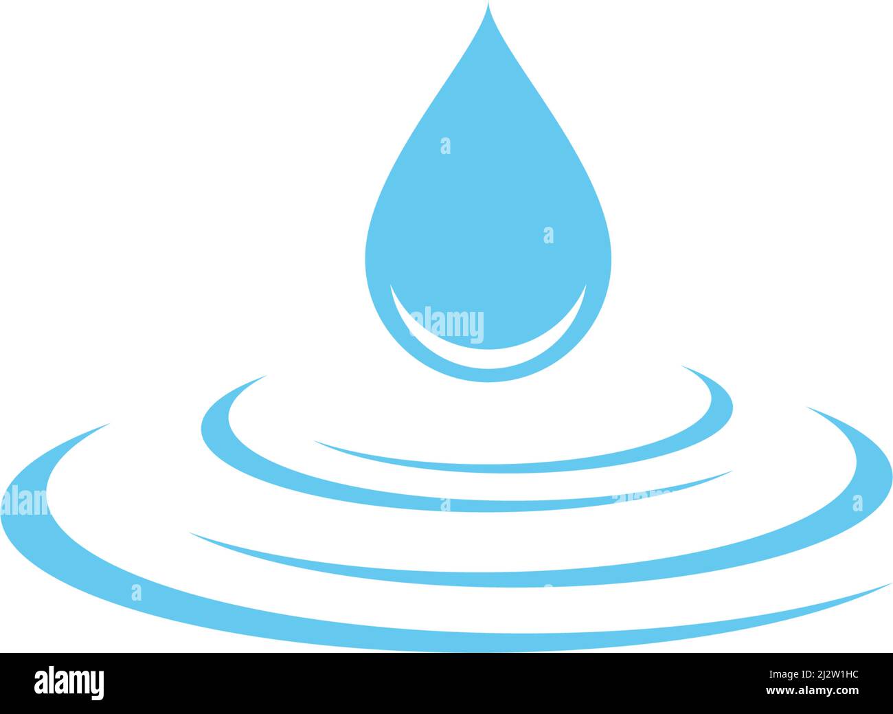 water drop Logo Template vector illustration Stock Vector Image & Art ...