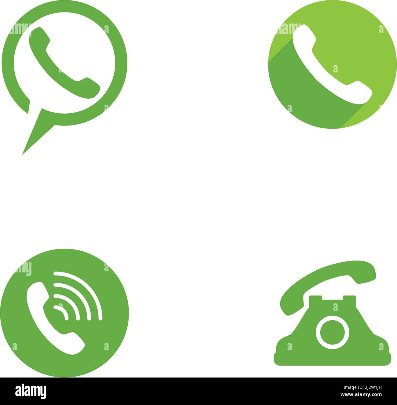 Call logo vector hi-res stock photography and images - Alamy