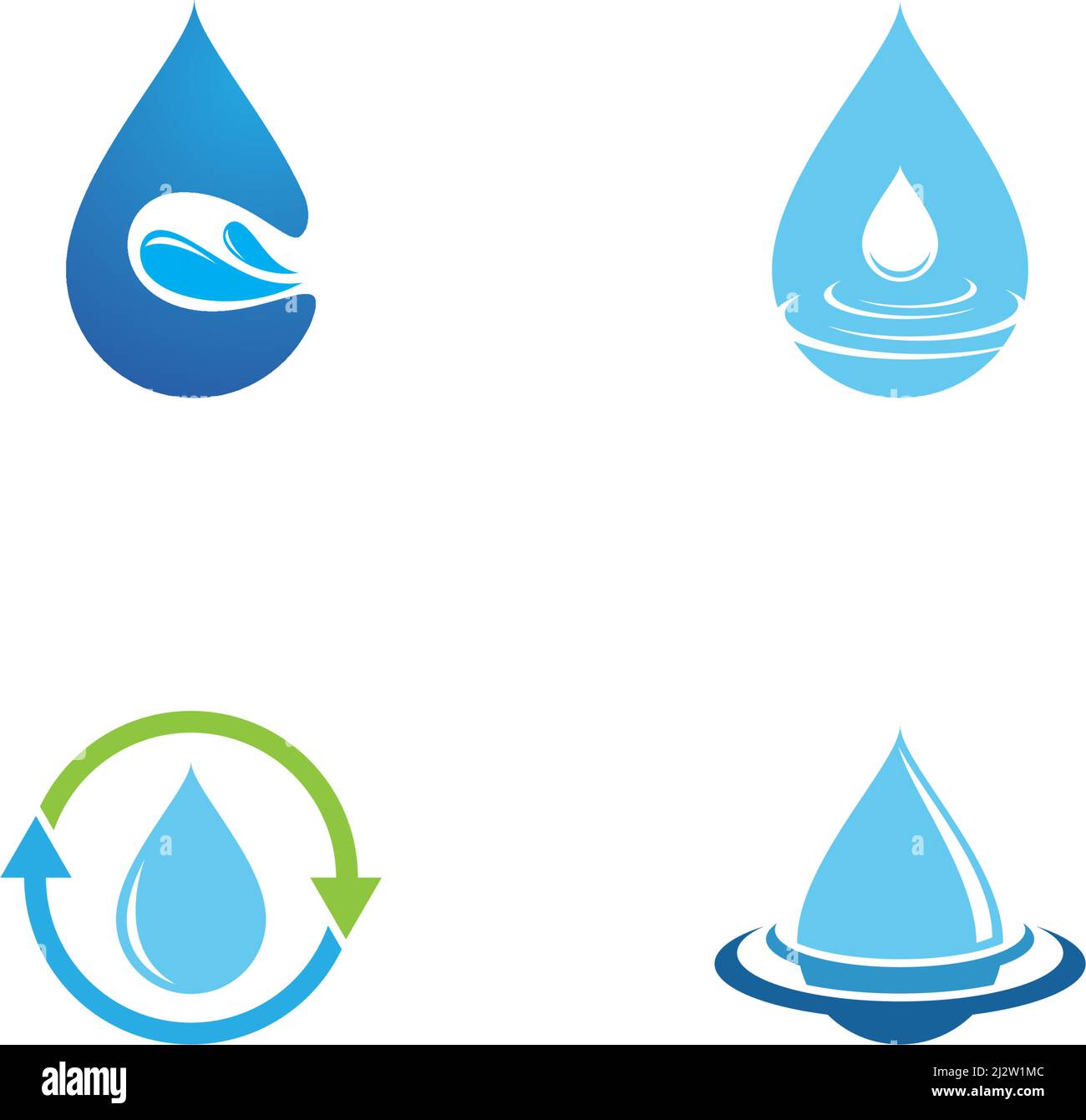 water drop Logo Template vector illustration Stock Vector Image & Art ...