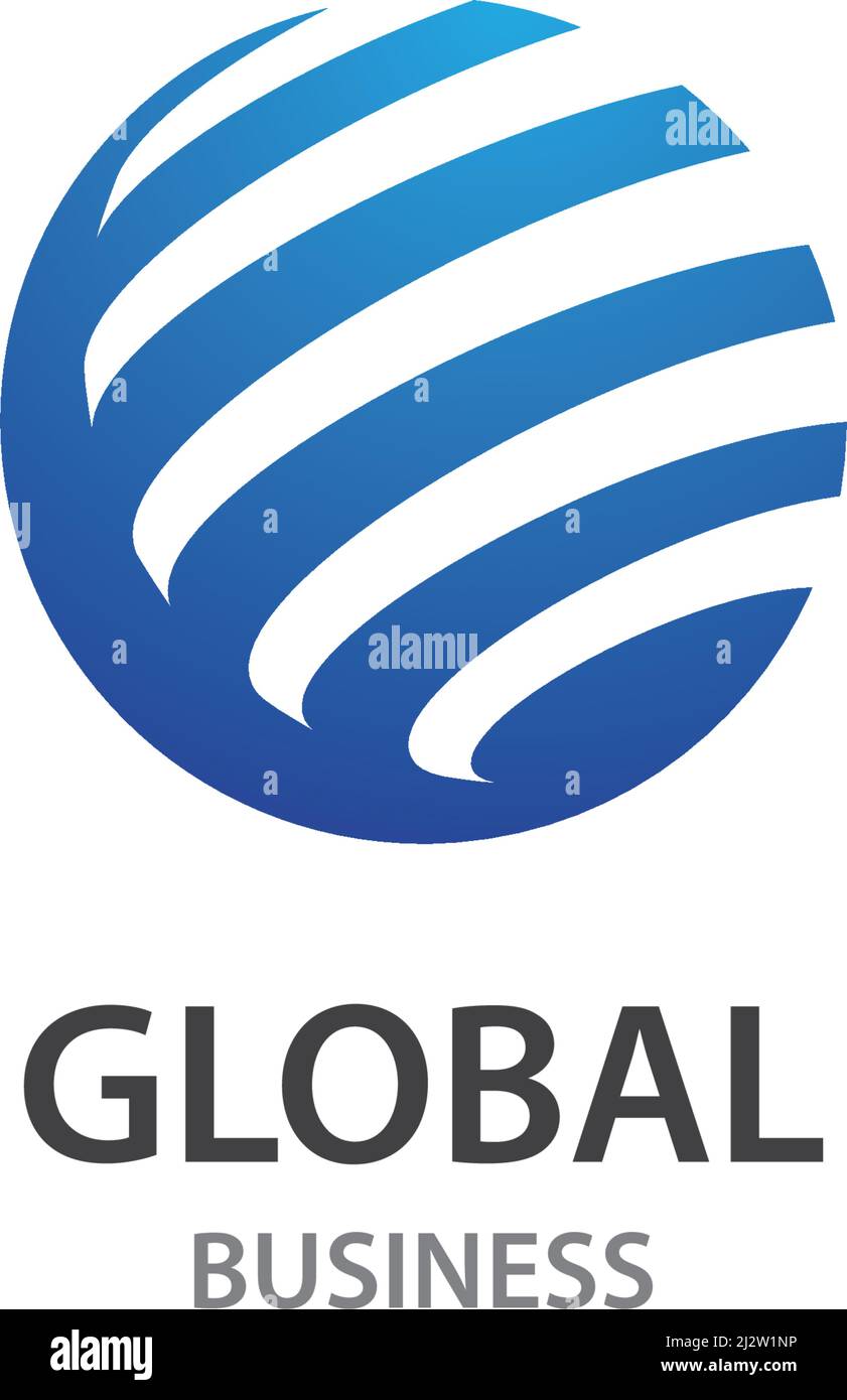 Globe technology ilustration logo vector template Stock Vector Image ...