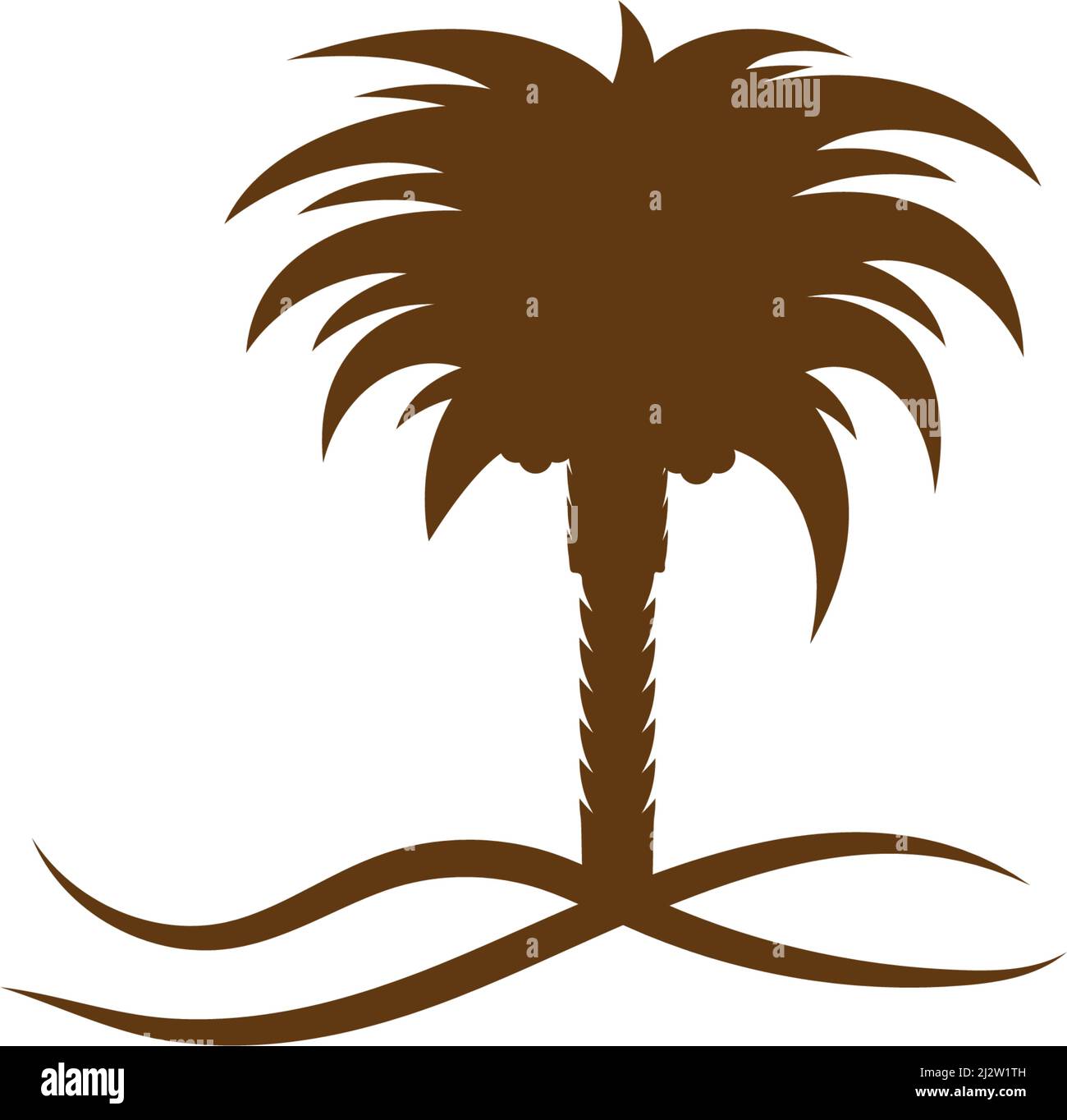Date palm logo vector illustration Stock Vector Image & Art - Alamy