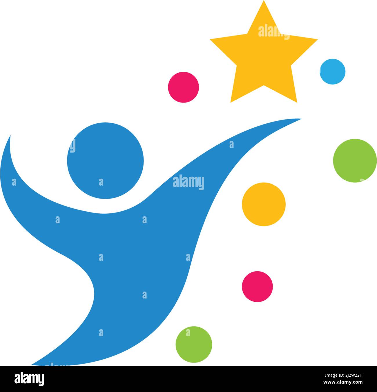 Star kids logo vector template Stock Vector Image & Art - Alamy
