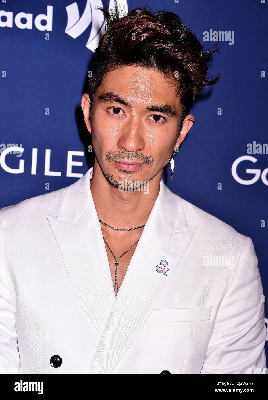 BEVERLY HILLS, CA - APRIL 02: Ronnie Woo attends the 33rd Annual GLAAD ...