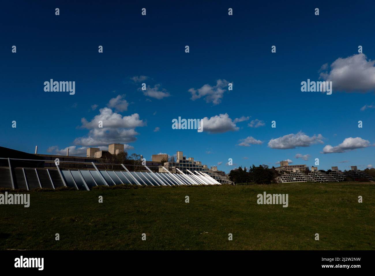 Crescent Wing, Sainsbury centre Stock Photo - Alamy