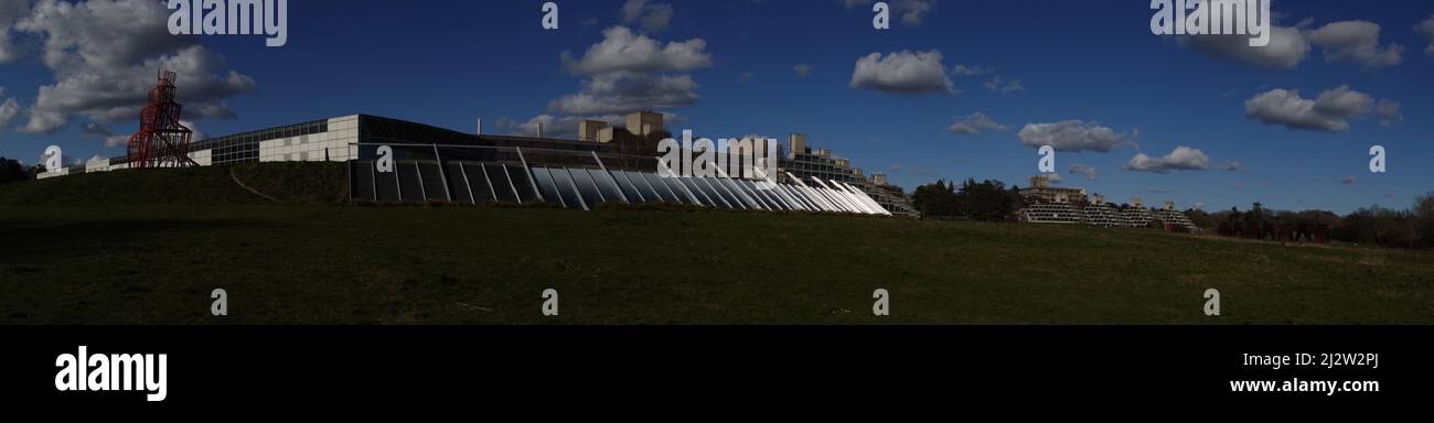 Crescent Wing, Sainsbury centre Stock Photo - Alamy