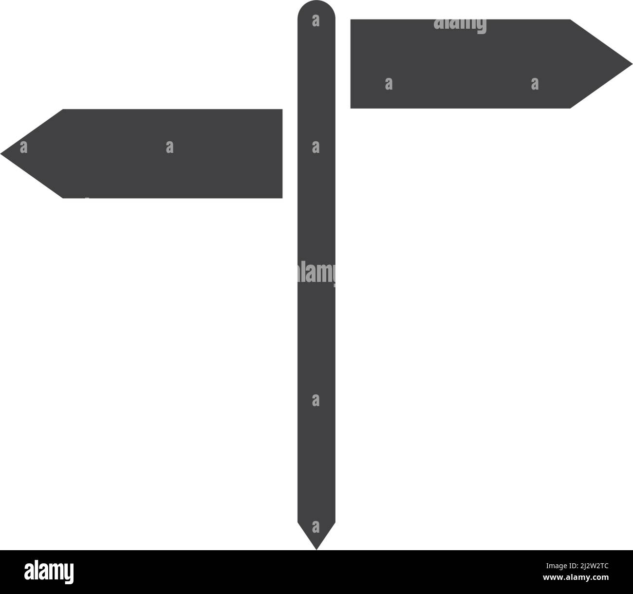 Three way signpost Stock Vector Images - Alamy