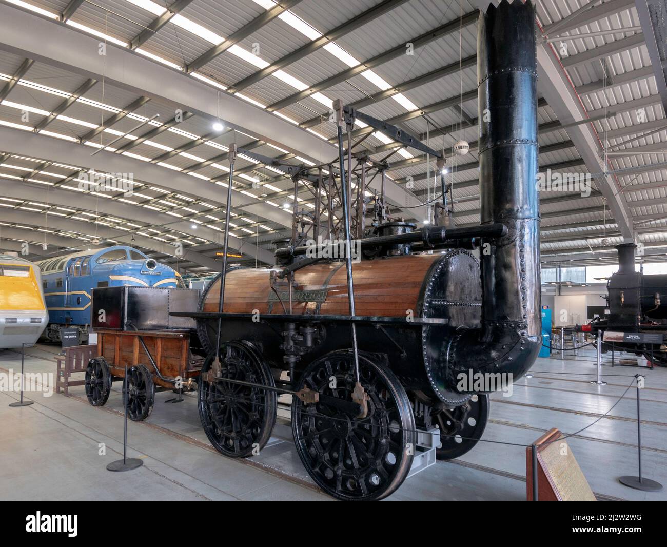 Locomotion No.1 a very early steam engine built 1825 for the Stockton ...