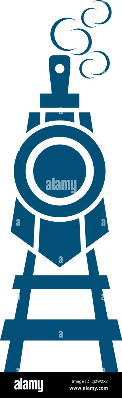 Train illustration logo vector flat design Stock Vector Image & Art - Alamy