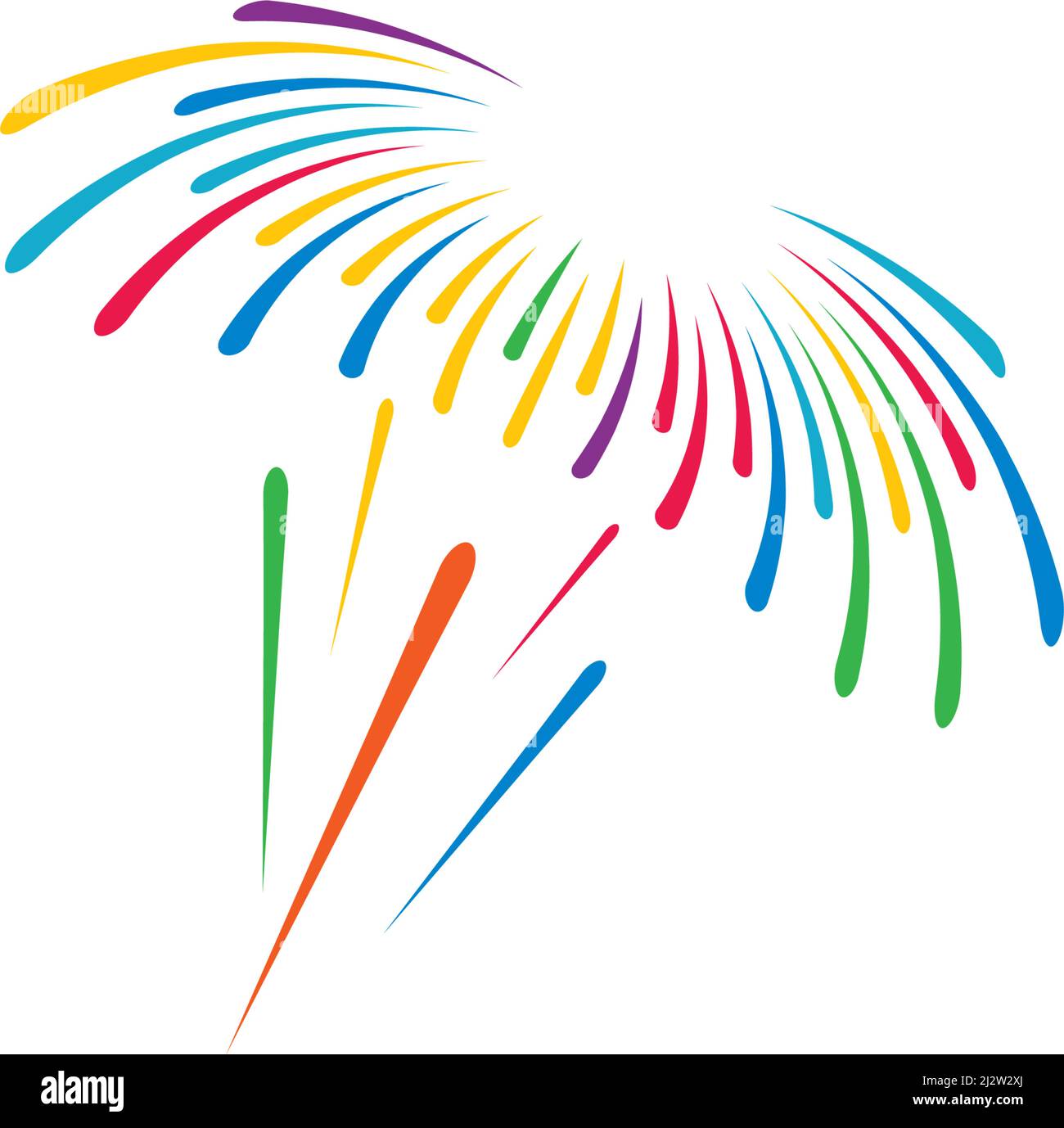 Firework illustration template vector design Stock Vector Image & Art ...